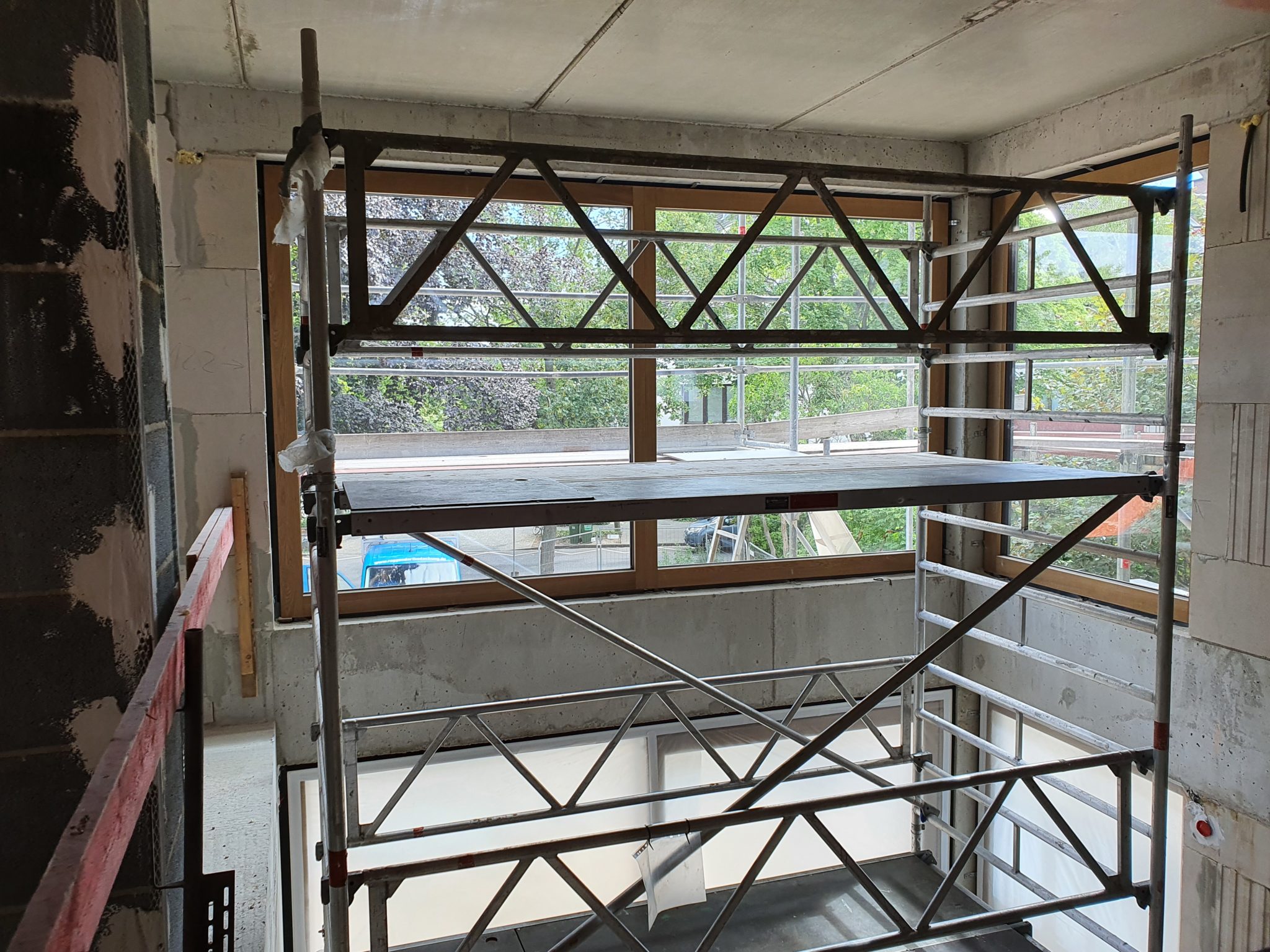 Raumgerüst perfektes Gerüst für den Innenausbau